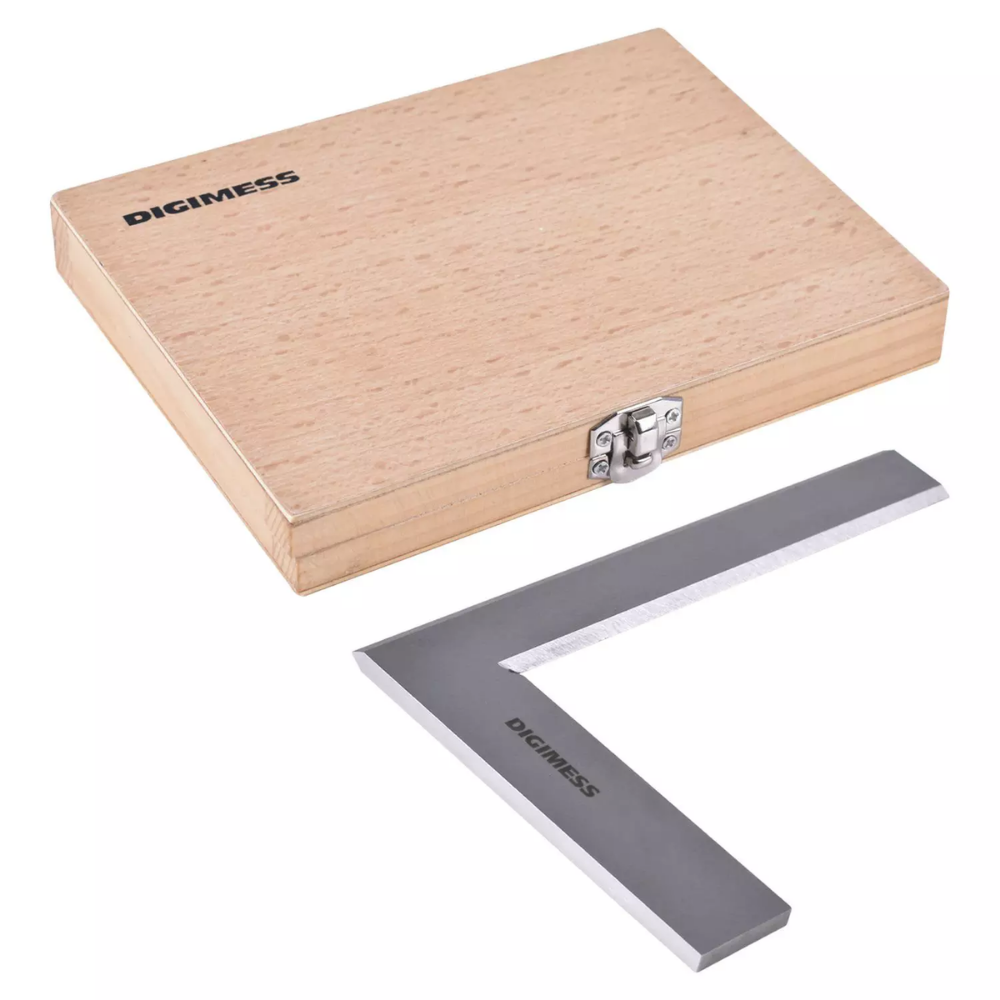 Esquadro de Precisão Aço Inox 150X100MM com fio classe 0 170.008 Digimess